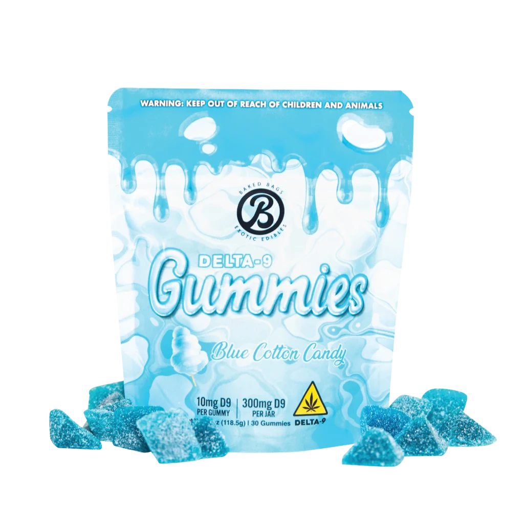 BLUE COTTON CANDY - BAKED BAGS | BAKED BAGS CONES